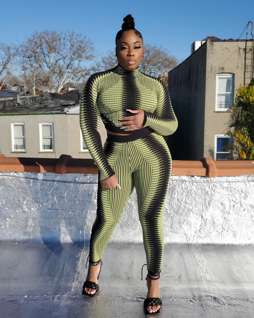 ATALIE PRINT PANTS SET – LadyTee Collection